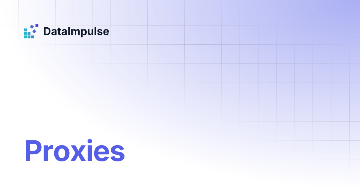 Proxies | DataImpulse